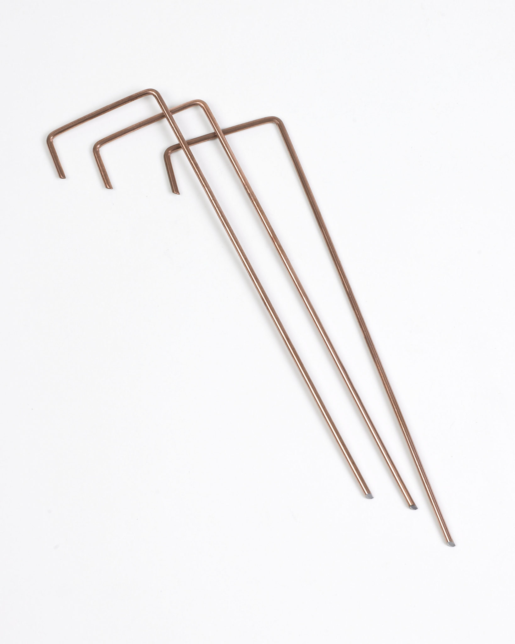 Copper Coated Steel J Pins 20cm