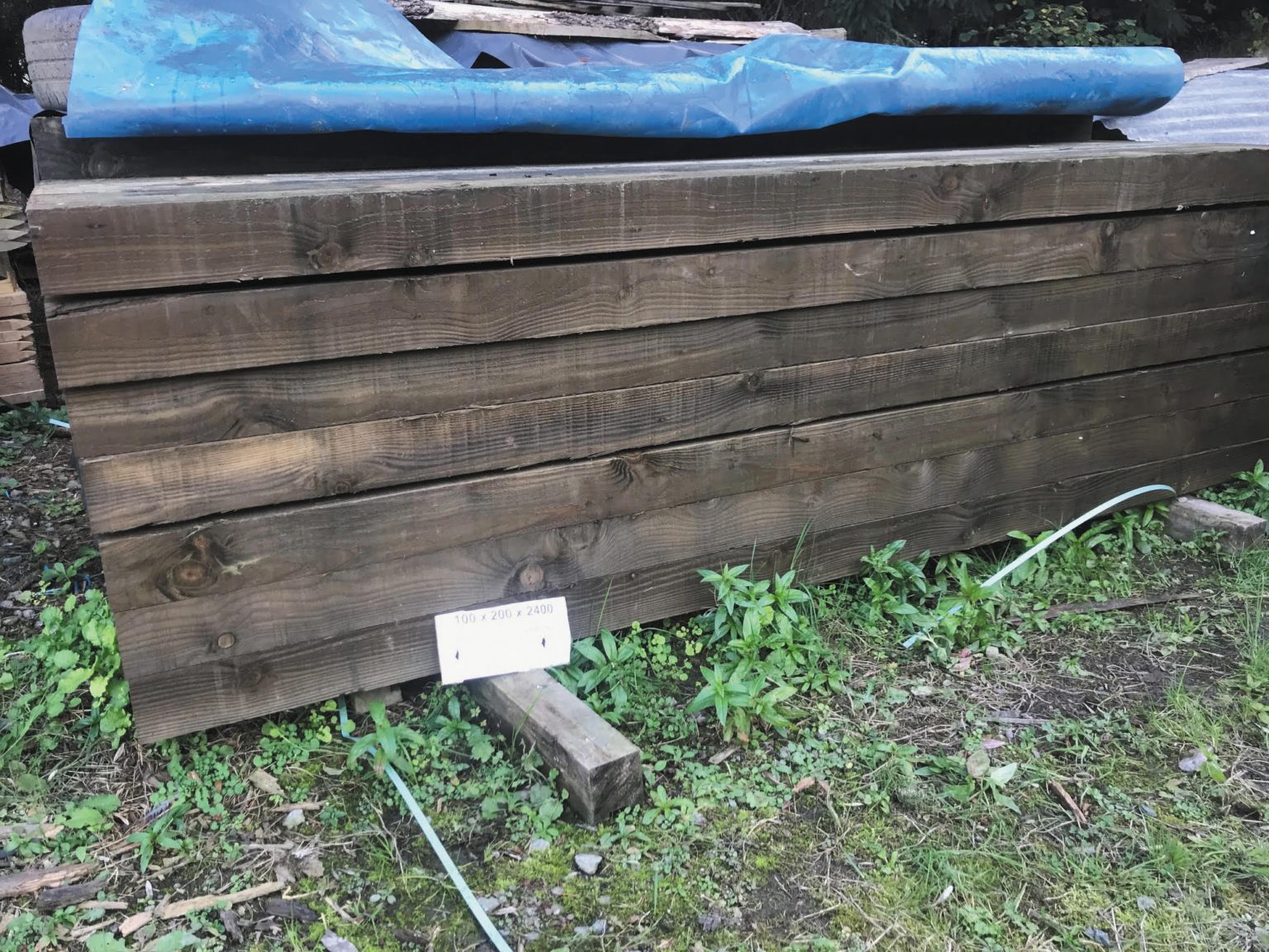 Larch/Douglas Sleepers for Landscaping - Farm Forestry